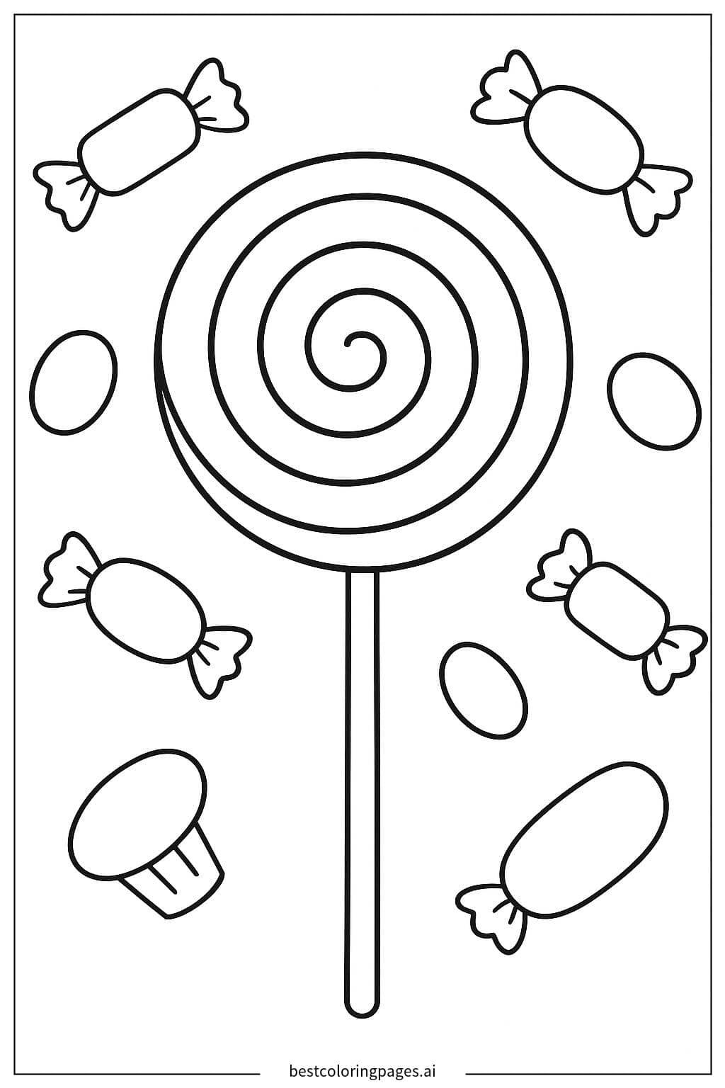28 Sweets Coloring Pages (Free PDF & PNG Printable)