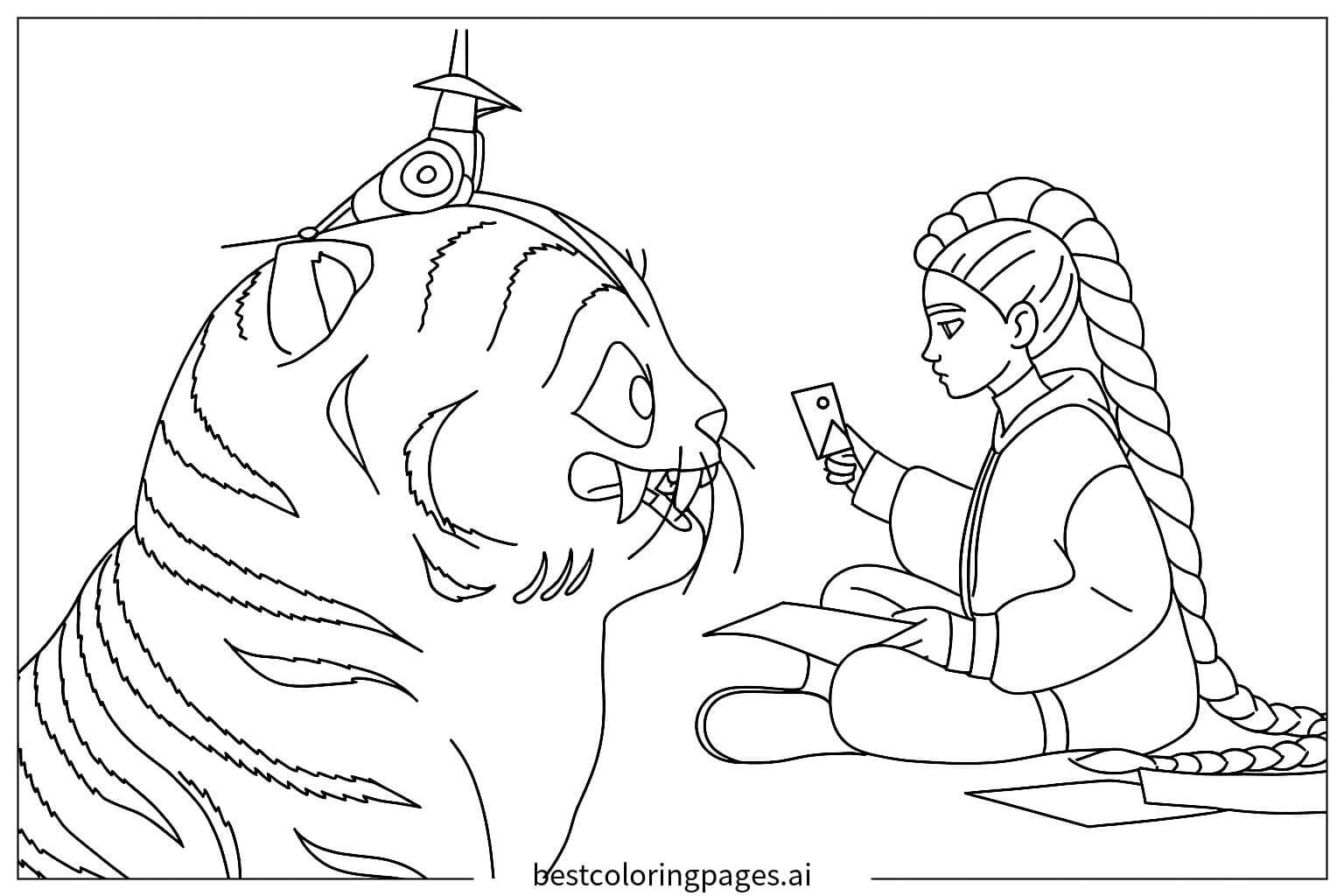 Rumi Gadis K-pop Melawan Iblis Halaman Mewarnai - Gratis Cetak ...