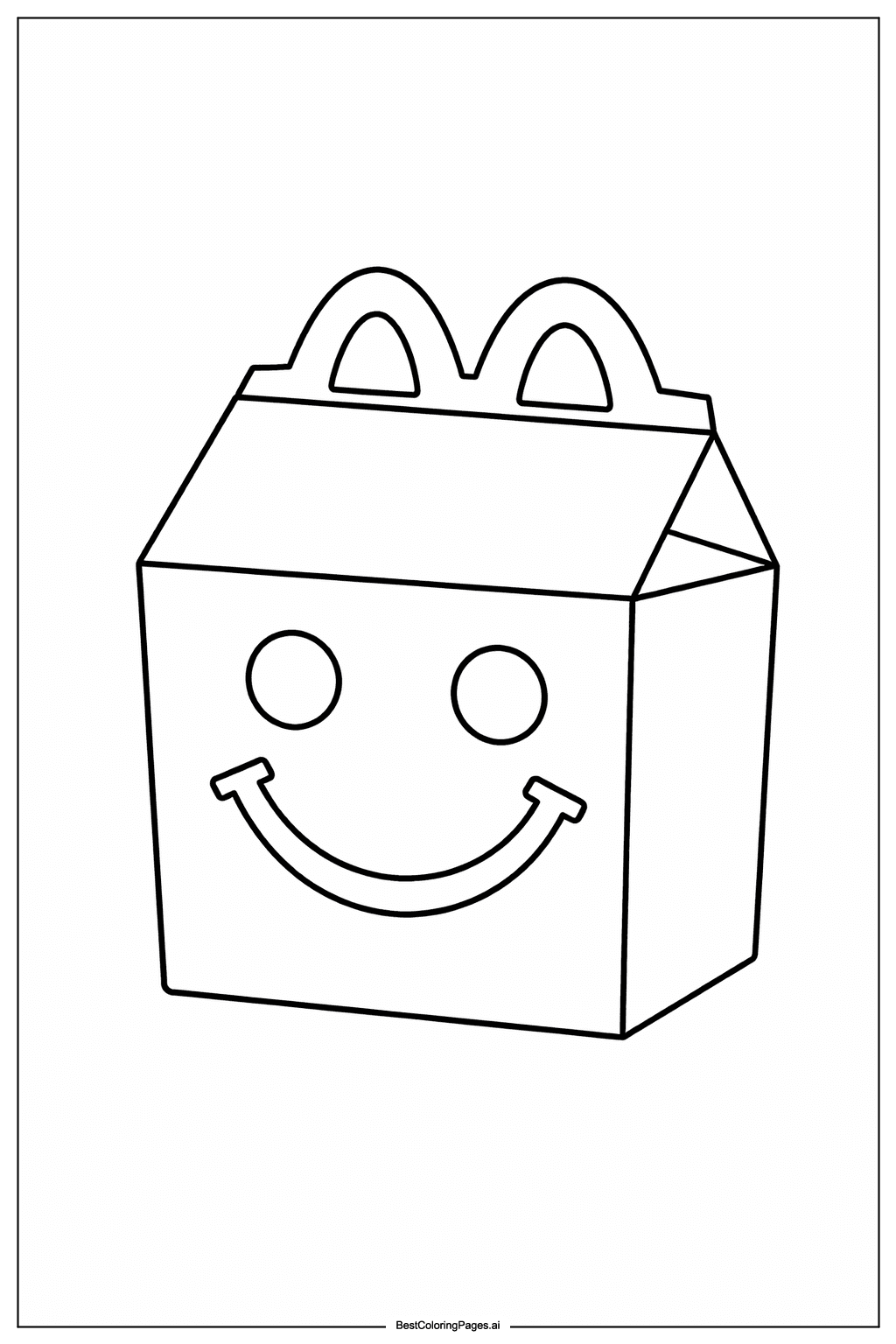 Cajita Feliz de McDonald's Dibujos para Colorear - Gratis Imprimible ...
