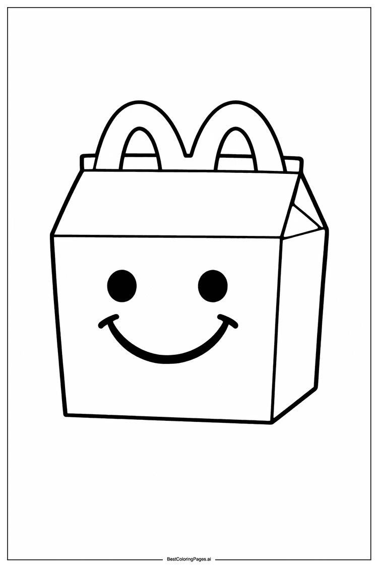 Cajita Feliz de McDonald’s Dibujos para Colorear - Gratis Imprimible ...
