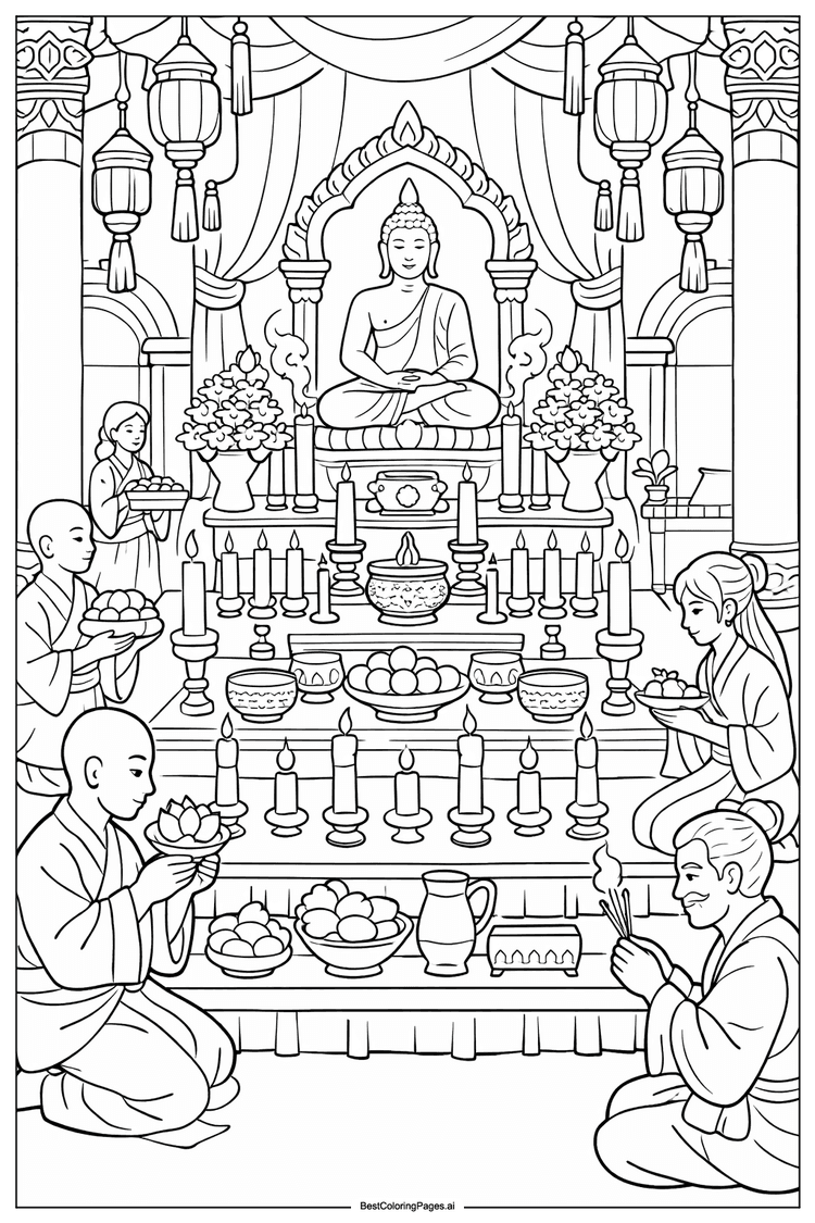 religion sacred ceremony Coloring Page - Free Printable ...